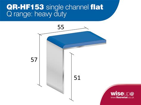 QR-HF153 Single Channel Flat Heavy Duty - Floorwise