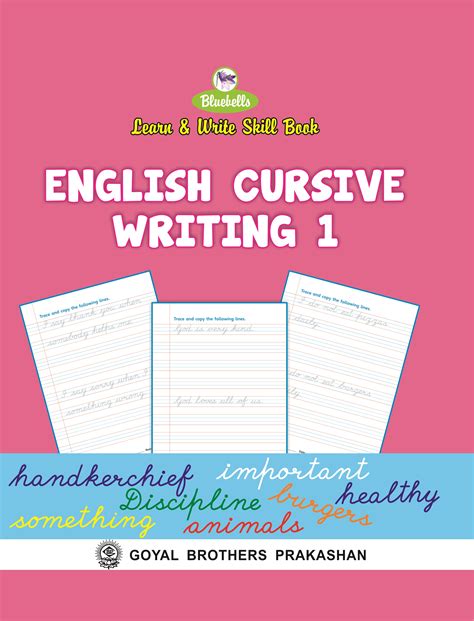 Bluebell Learn And Write English Cursive Writing For Cbse Class 1 Engage Cbse Class 1