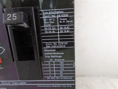 Tested Siemens Ed63a025 Motor Circuit Interrupter 3 Pole 25 Amp 600 Vac