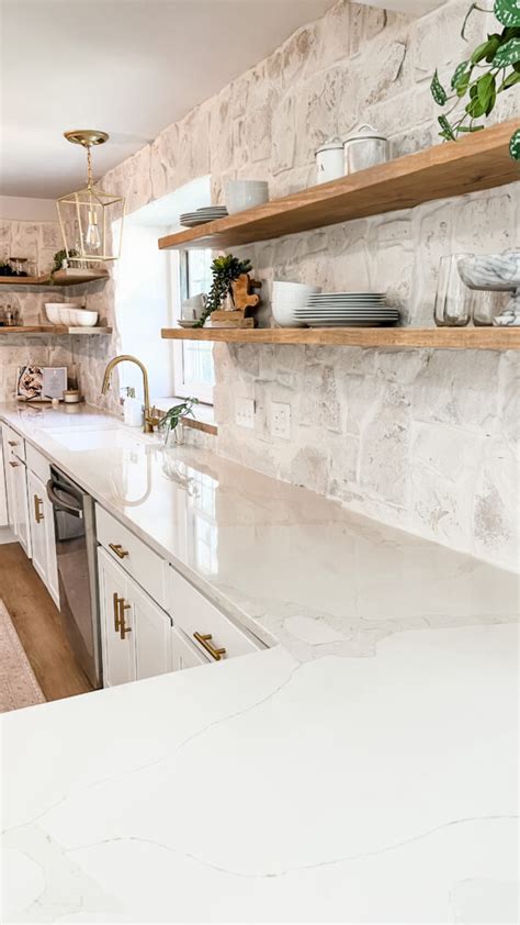 How To Install Stone Backsplash The Gibby Home