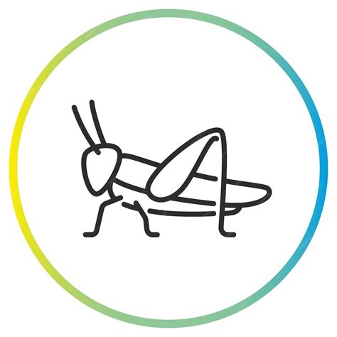 Premium Vector Grasshopper Icon