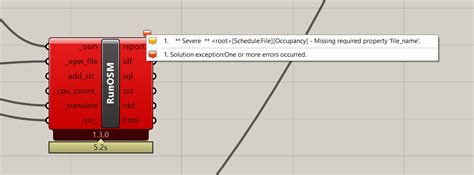 issues with run osm and schedulefixedinterval like in ironbug
