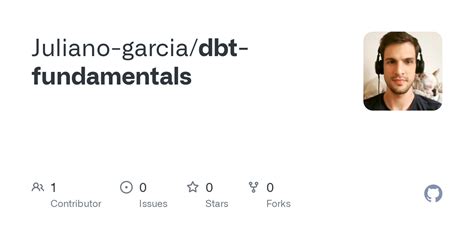 GitHub Juliano Garcia Dbt Fundamentals