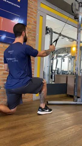 Costas Remada Unilateral Polia Alta Semi Ajoelhado Youtube