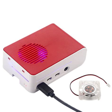 Abs Case Met Backlight Rgb Led Fan Plastic Rood Wi LovingPrices