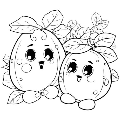 두 개의 귀여운 오렌지 색칠 페이지 개요 스케치 드로잉 벡터 오이 그리기 오이 개요 오이 스케치 Png 일러스트 및 벡터 에 대한 무료 다운로드 Pngtree