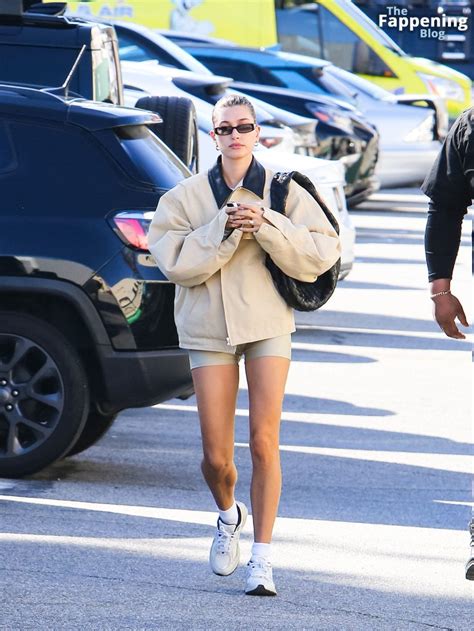 Leggy Hailey Bieber Is Seen Out After Pilates Class In La 40 Photos