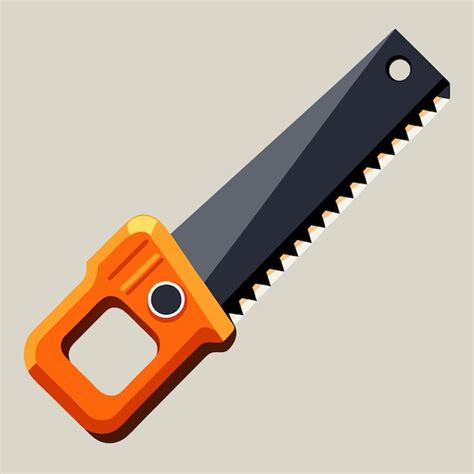 Premium Vector Hand Saw Vector