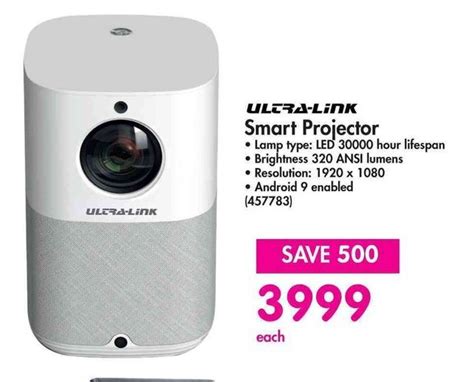 ULTRA LINK Smart Projector Offer At Makro