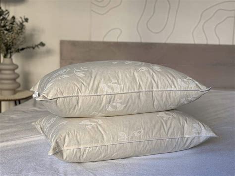Подушка Ecotton 50х70 см пуховая 100% молочная 24487 (925132) — купить ...