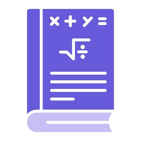 Algebra Book Vector Illustration Premium Vector