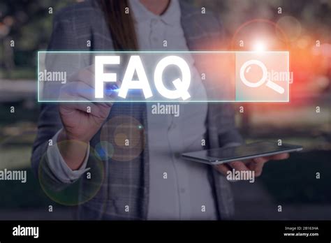 Conceptual Hand Writing Showing Faq Concept Meaning A List Of Questions And Answers Relating To