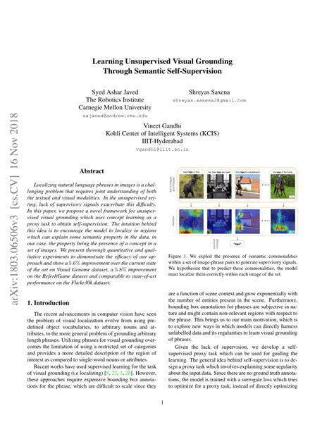 Pdf Learning Unsupervised Visual Grounding Through Semantic Self