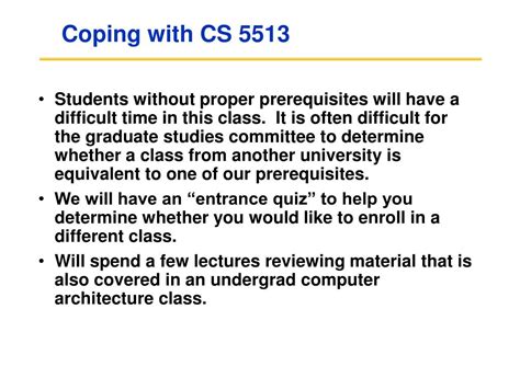 Ppt Cs 5513 Computer Architecture Lecture 1 Introduction Powerpoint Presentation Id53440