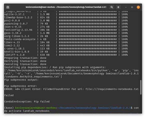 landlab install failed · issue 1406 · landlab landlab · github