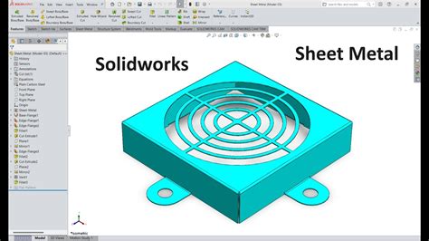 Solidworks Basics Drawing Exercises 08 Caddx Solidworks Sheet Metal