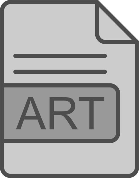 Art File Format Line Filled Greyscale Icon Design 43723307 Vector Art At Vecteezy