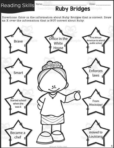 Ruby Bridges Free Printables Free Printable Hq