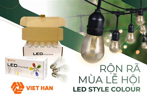 BÓng ĐÈn Led Style Color St14 Việt Hàn