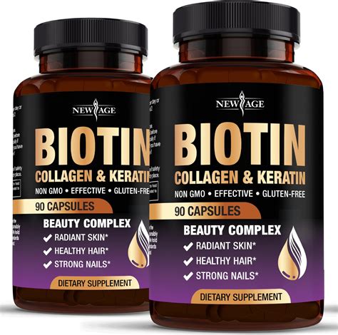 Biotin Keratin And Collagen Capsules Made In Usa Natural