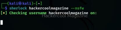 Complete Guide To Sherlock Tool Hackercool Magazine