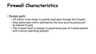 Firewall Design And Implementation PPT