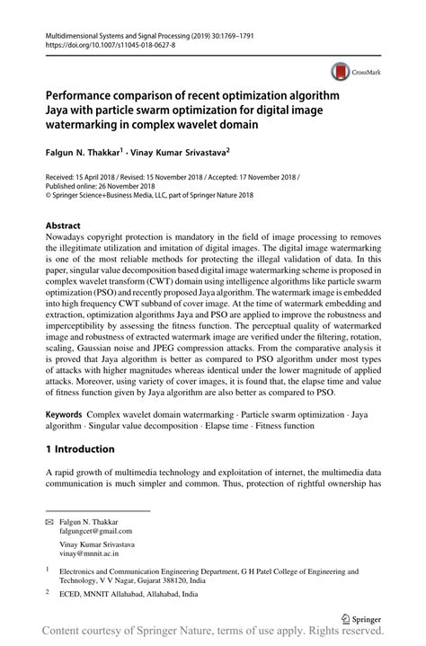 Performance Comparison Of Recent Optimization Algorithm Jaya With Particle Swarm Optimization