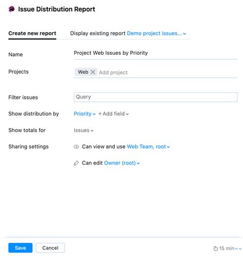 Issue Distribution Report Widgets YouTrack Server Documentation