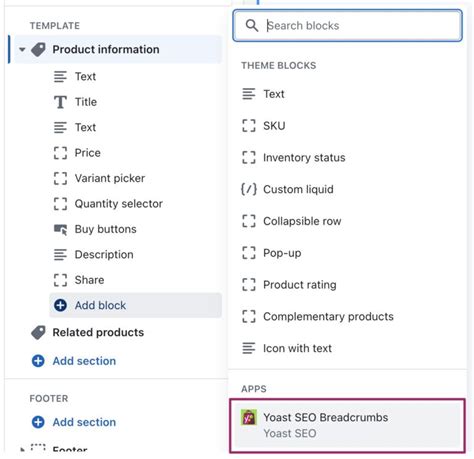 How To Implement Breadcrumbs With Yoast SEO For Shopify Yoast