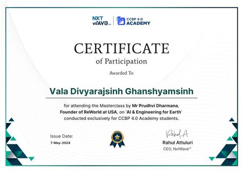 Divyarajsinh Vala On Linkedin Ccbp Nxtwave