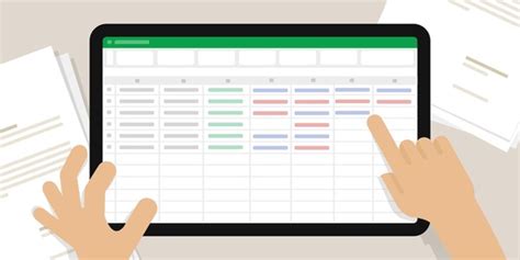 1 thousand computer screen displaying spreadsheet data royalty free