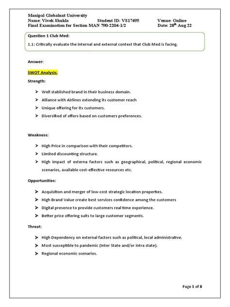 Final Exam Man790 2204 Vivek Shukla Vs17495 Pdf Economies Business