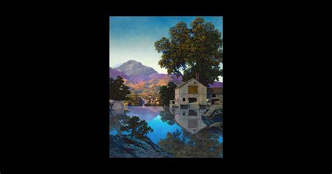 Maxfield Parrish Mill Pond Neo Classical Landscape American Artist