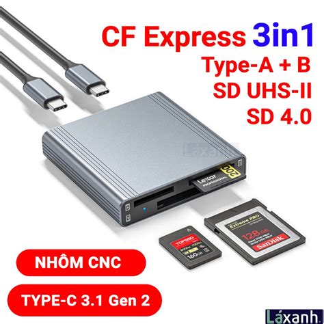 Đầu đọc Thẻ Nhớ Cf Express Cfexpress Cfe Type A Type B Sd Uhs Ii Uhs 2 4 0 Usb 3 1 Gen2 High