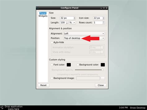 issues with menu appearing on opposite side of screen after clicking on