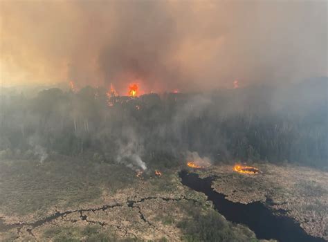 Northwestern Ontario Wildfires Blowing Smoke Into Manitoba