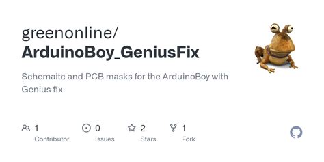 GitHub Greenonline ArduinoBoy GeniusFix Schemaitc And PCB Masks For The ArduinoBoy With
