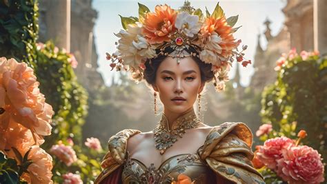 Download Ai Generated Queen Floral Royalty Free Stock Illustration