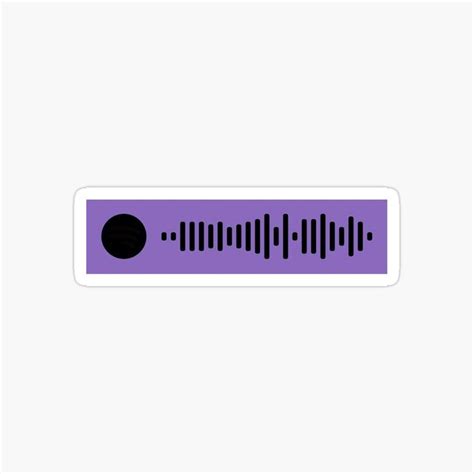 Back To December Spotify Code Sticker