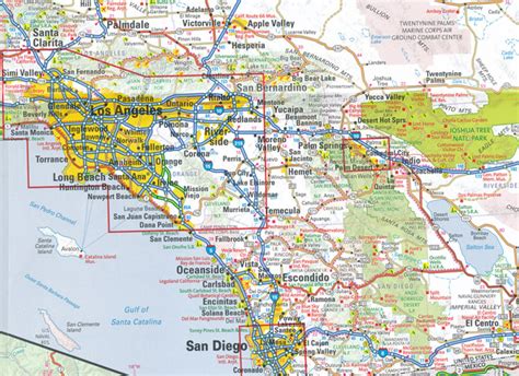 Map Of S California California And Nevada Physical State Map I Love