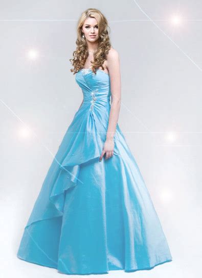Celebrity Gossip Baby Blue Prom Dresses