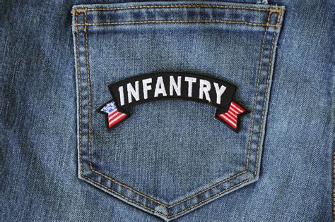 Infantry Small Flag Rocker Patch By Ivamis Patches
