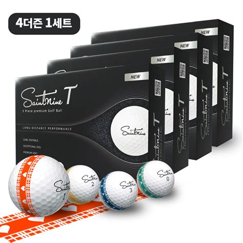 핫딜 세인트나인 T 골프공 3피스 4더즌 48개입 딜팡 골프용품 전문쇼핑몰