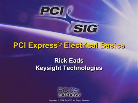 Pci Express Electrical Basics
