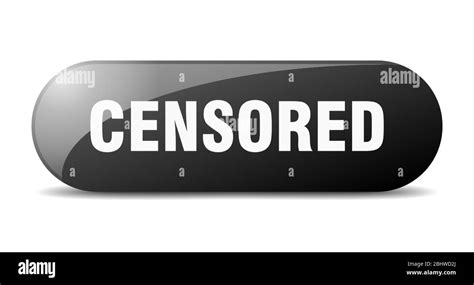 Censored Button Censored Sign Key Push Button Stock Vector Image