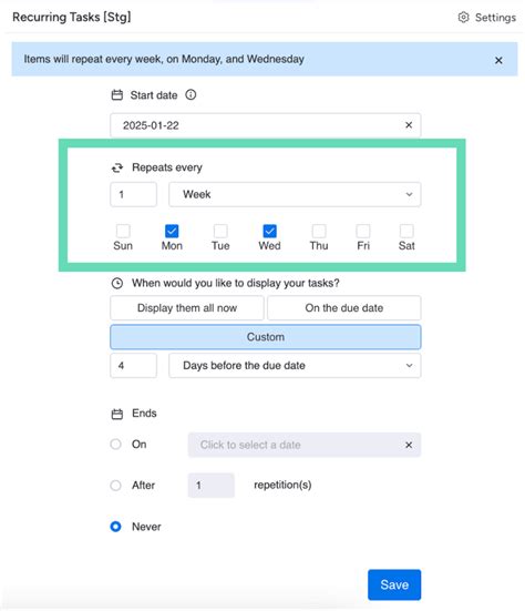 Learn How To Create Recurring Tasks In