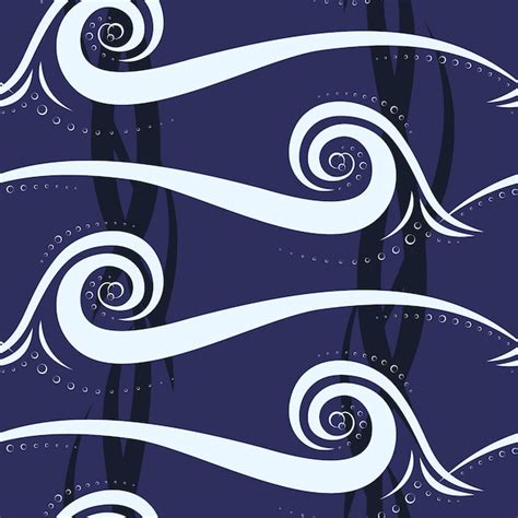 Premium Vector Abstract Wave Seamless Pattern