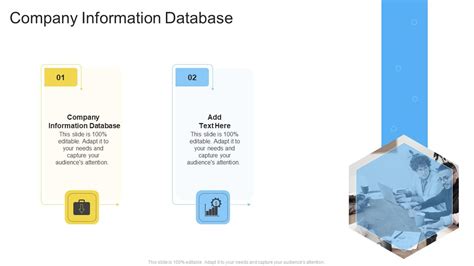 Company Information Database In Powerpoint And Google Slides Cpb PPT Example
