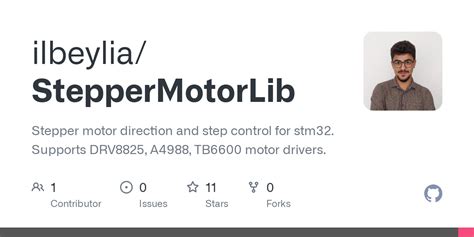 GitHub Ilbeylia StepperMotorLib Stepper Motor Direction And Step Control For Stm Supports
