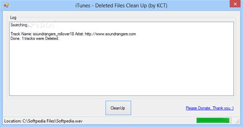ITunes Deleted Files Clean Up Download Free Windows 1 0 0 0